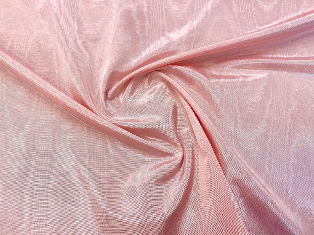 Imported Lustrous Ballet Pink Moire on Fine Cotton Blend - Etsy