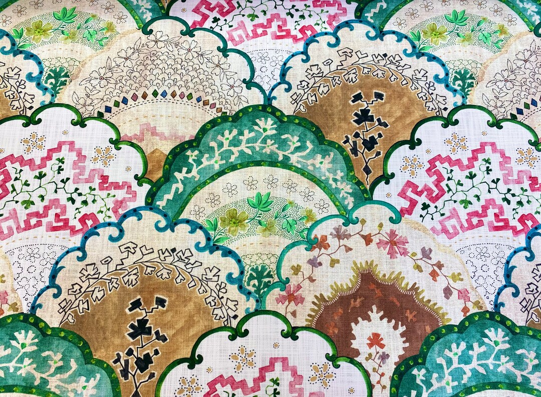 Boho Bloom on Fine 100% Cotton - Etsy