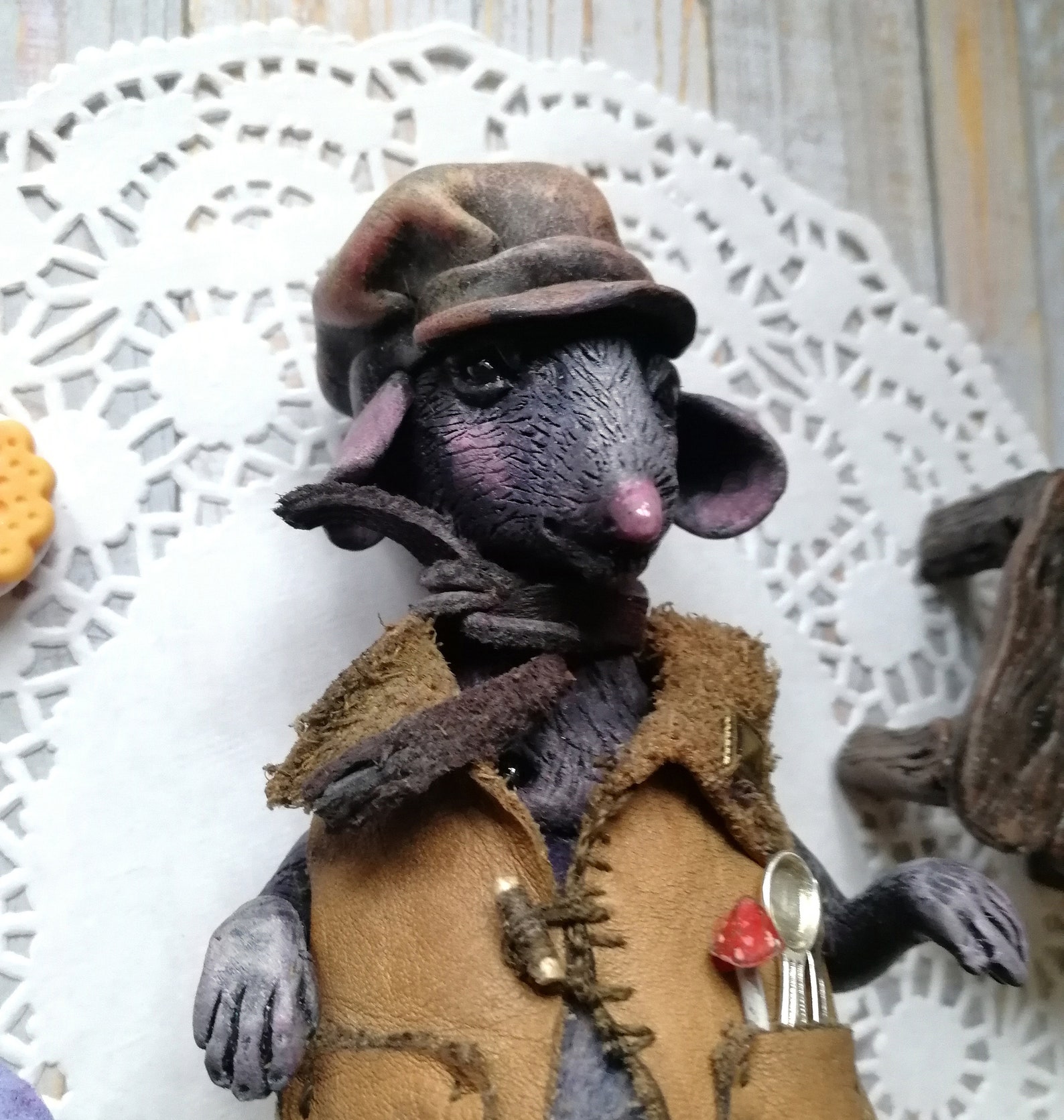 Rat OOAK doll in a gift box for a collector | Etsy