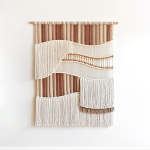Macrame Wall Hanging, Custom Colors + Size! Woven Textile Wall Art ...