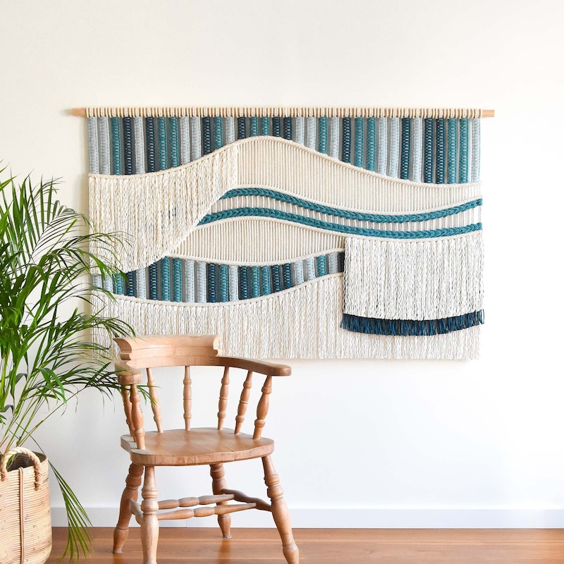 Fiber Art Wall Hanging - Etsy