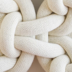 32"x39" KNITKNOT - Nubes | Fiber Art Sculpture, Knotted Wall Tapestry ...