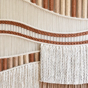 Macrame Wall Hanging, Custom Colors + Size! Unique Contemporary Macrame ...