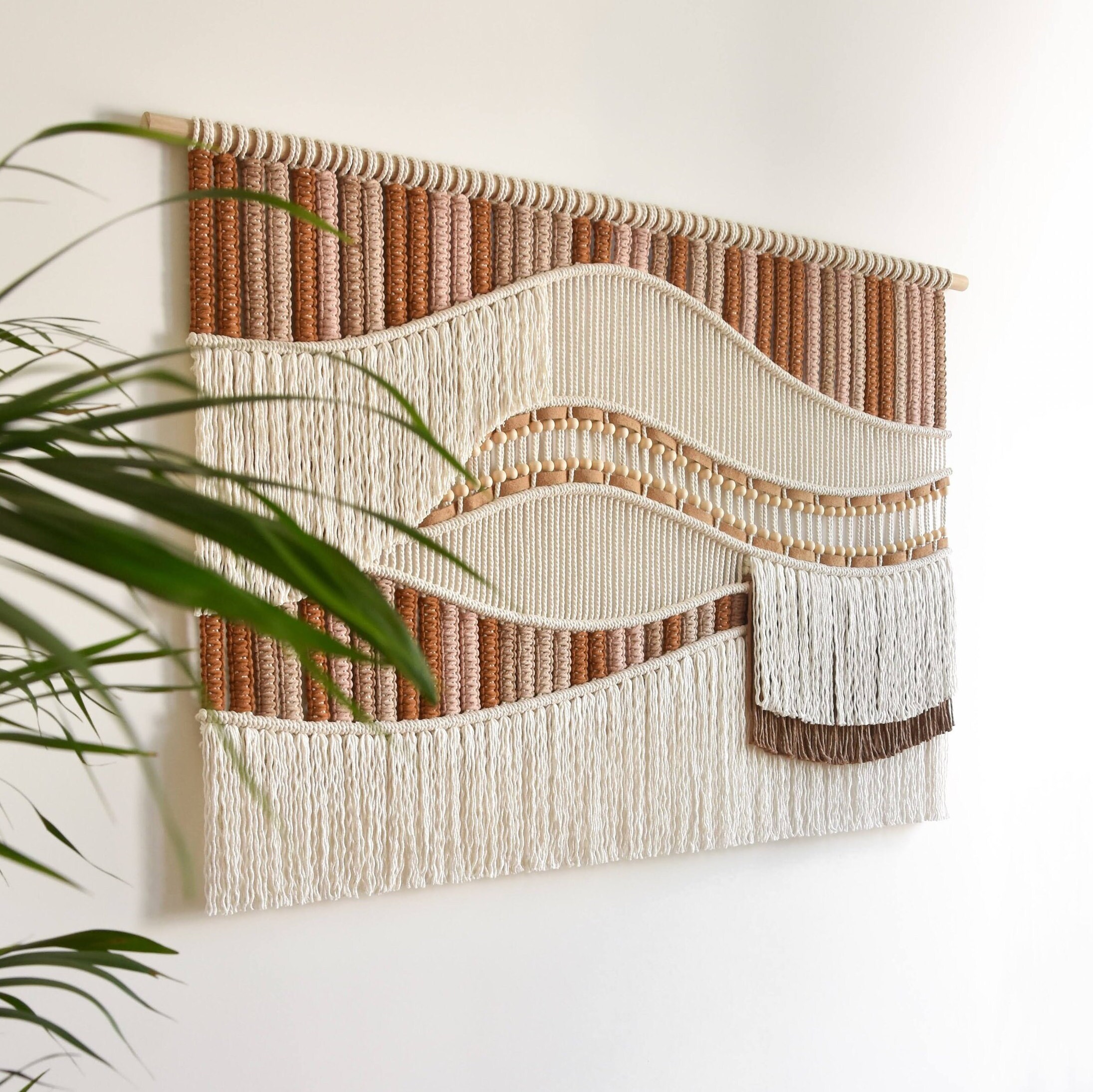 Macrame Wall Hanging Woven Wall Art Boho Decor Modern - Etsy Australia