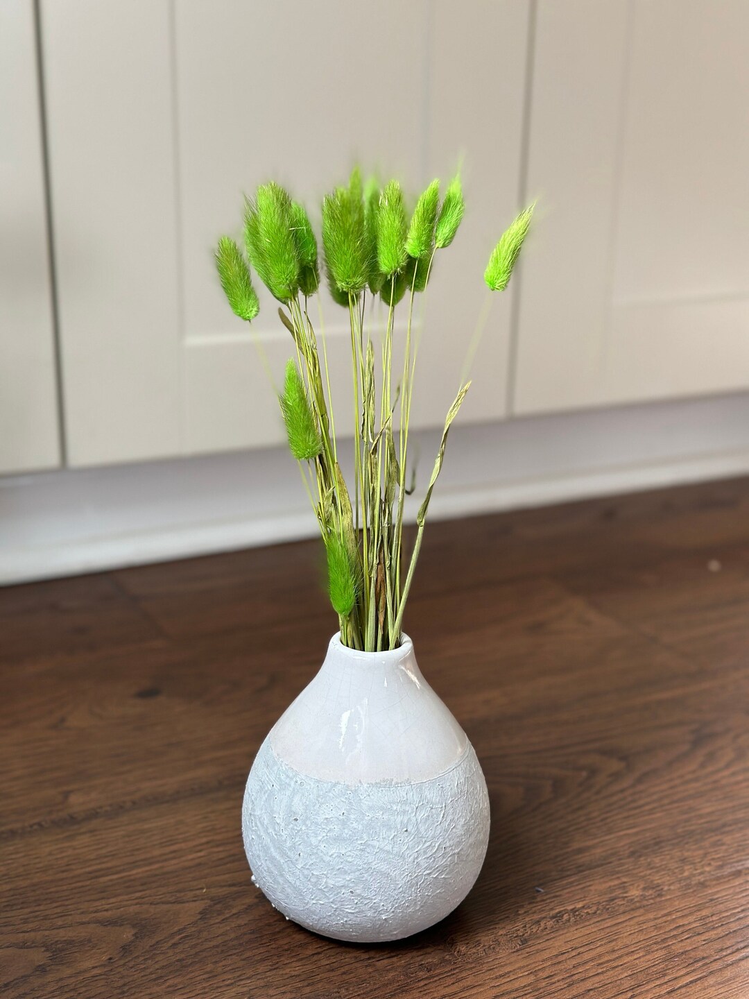 Dried Bright Green Bunny Tails, Neon Green Bunny Tails, Dyed Bunny ...