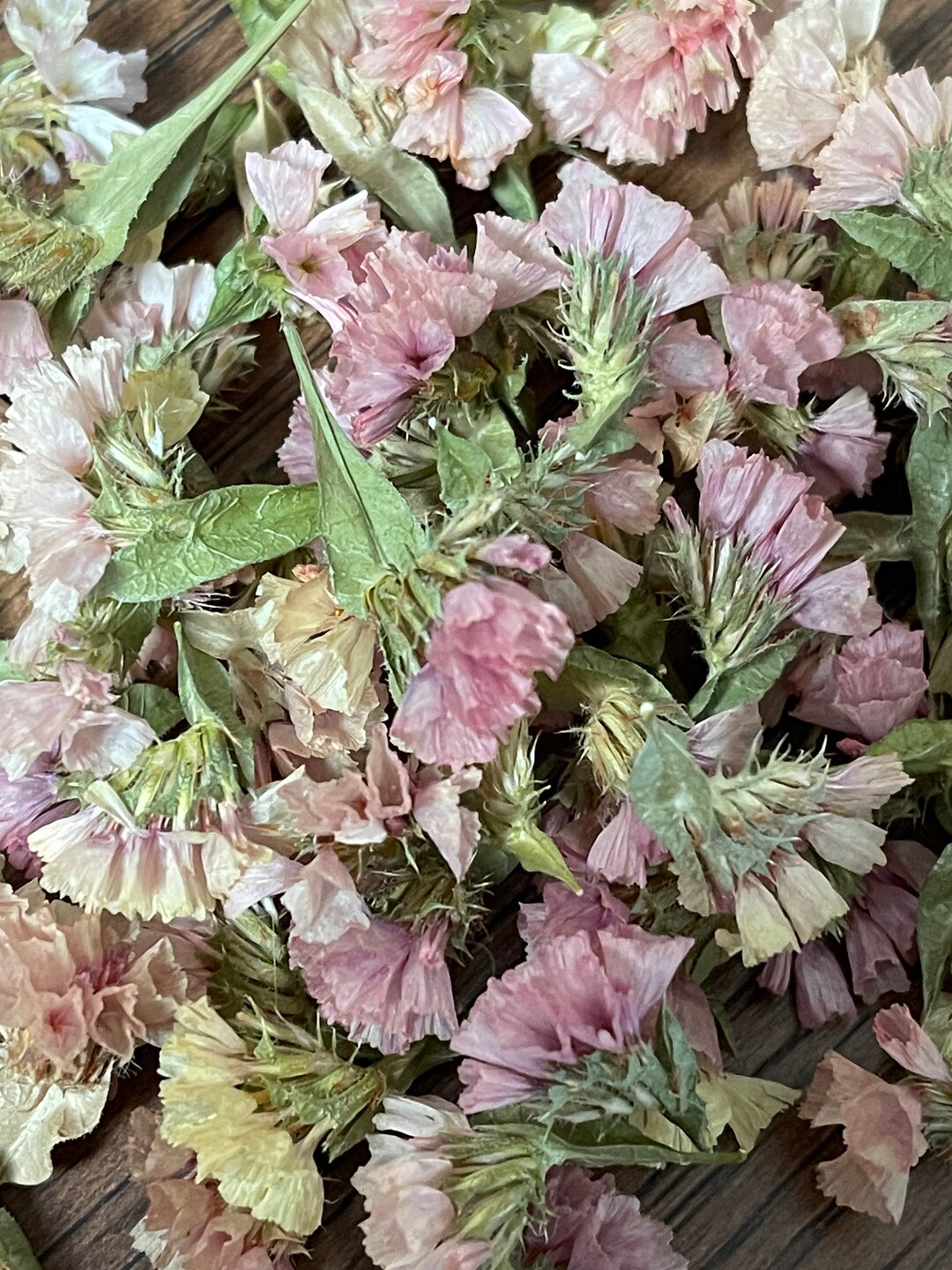 100 Apricot Dried Mini Statice Flowers, Resin Crafts, Soap Making - Etsy