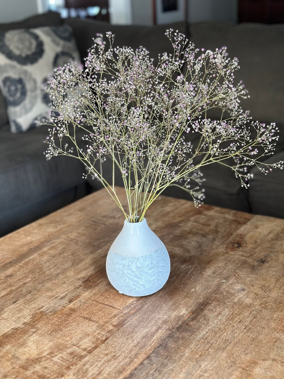 Small Bunch Pink Dried Baby's Breath, Lavender Dried Gypsophila ...