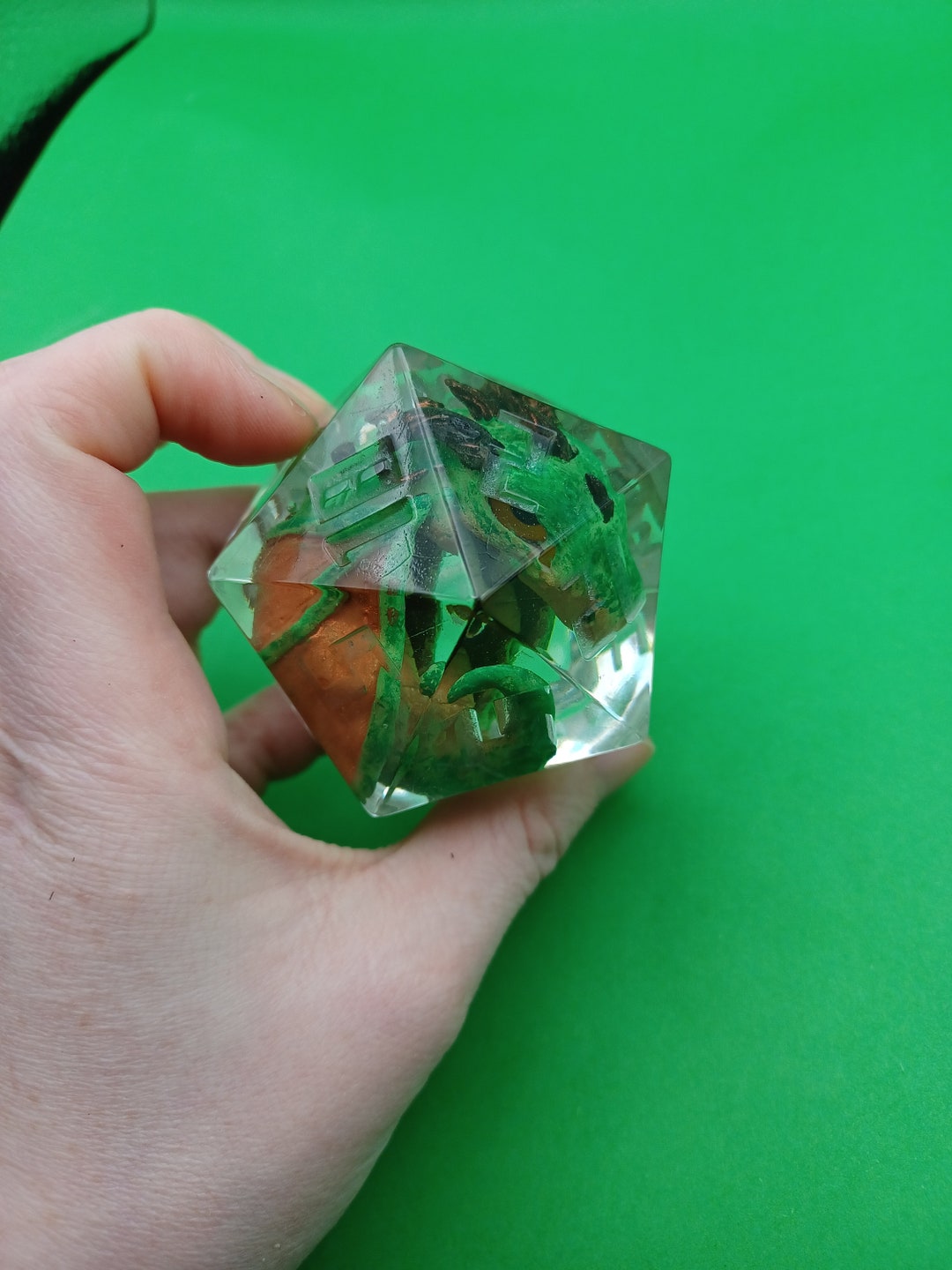Discounted* Giant Baby Dragon D20 (scratch) - Etsy