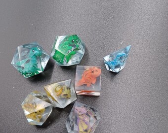 Dice Set Dinosaur - Etsy