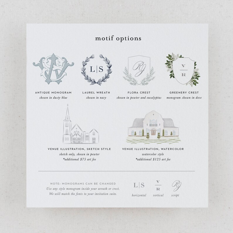 Madeline Suite - Modern Calligraphy Style Wedding Invitation Set ...