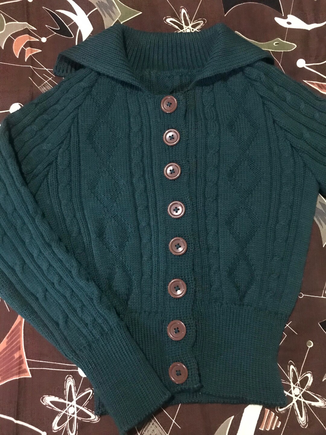 1950s Inspired Wool Cardigan Made by Order! - Etsy