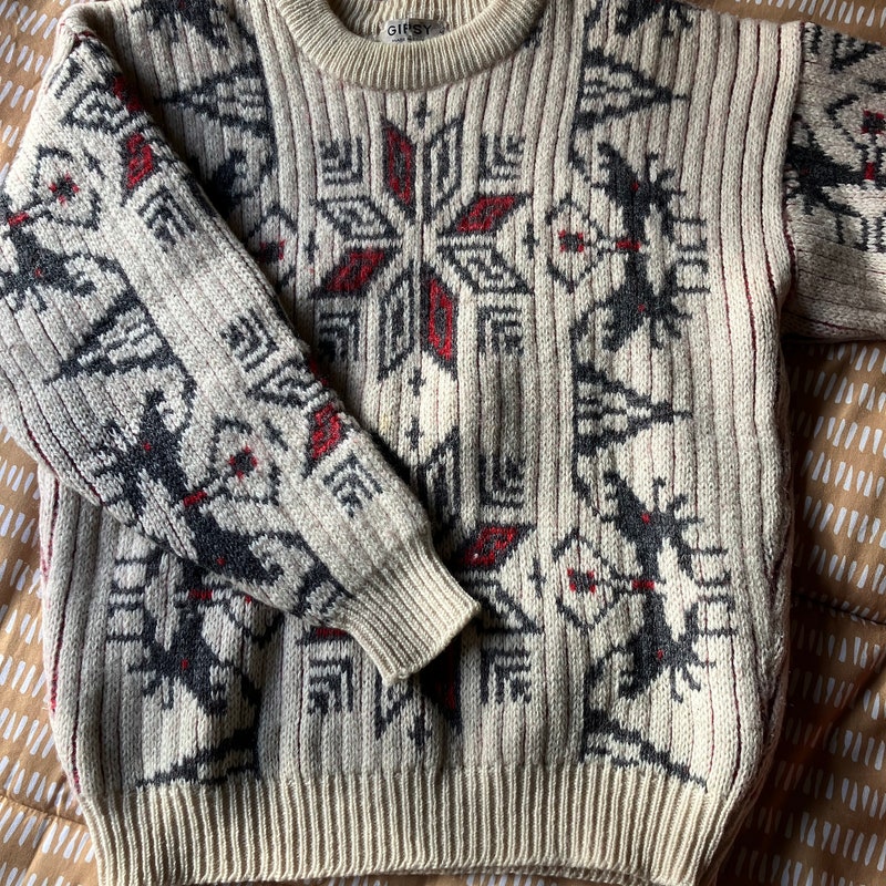 Vintage Ski Sweater - Etsy