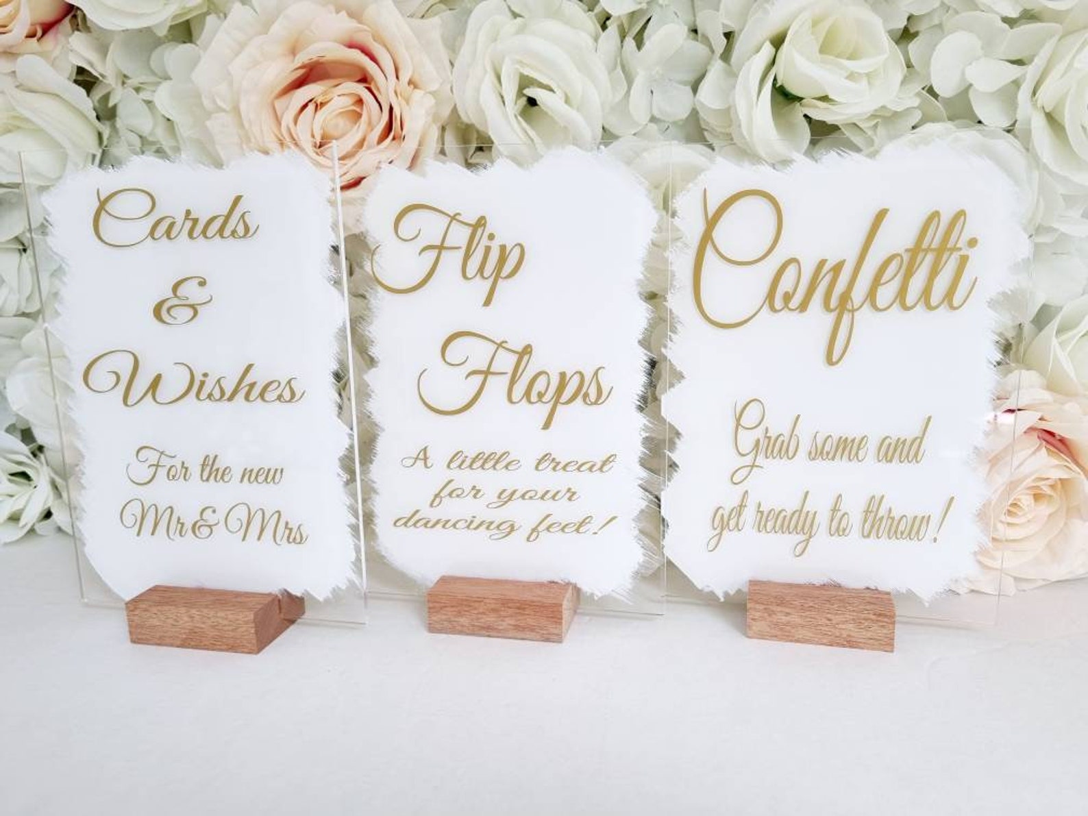 Acrylic Wedding Sign Wedding Favour Sign Acrylic Painted - Etsy