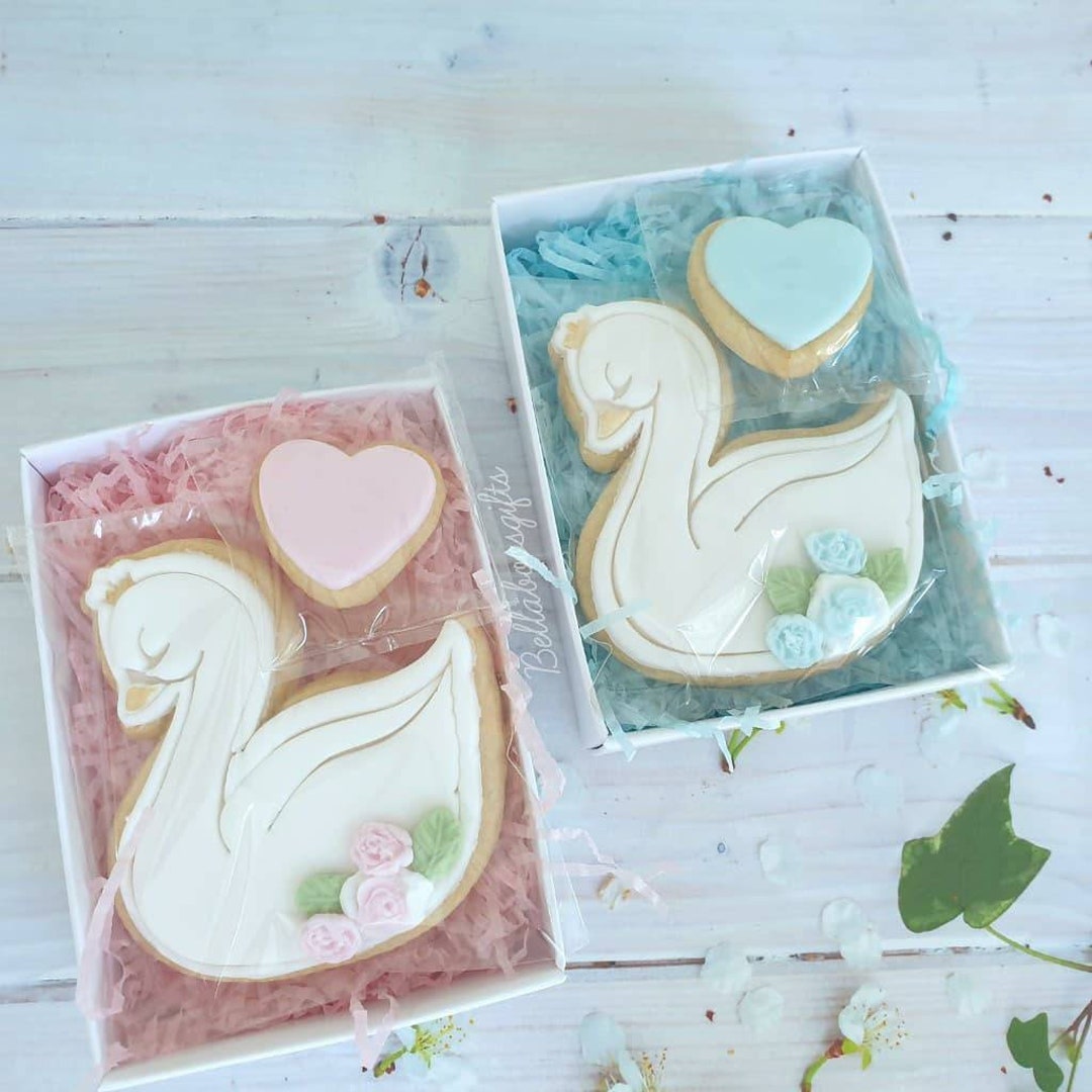 Swan Baby Shower Favours Baby Shower Cookies - Etsy