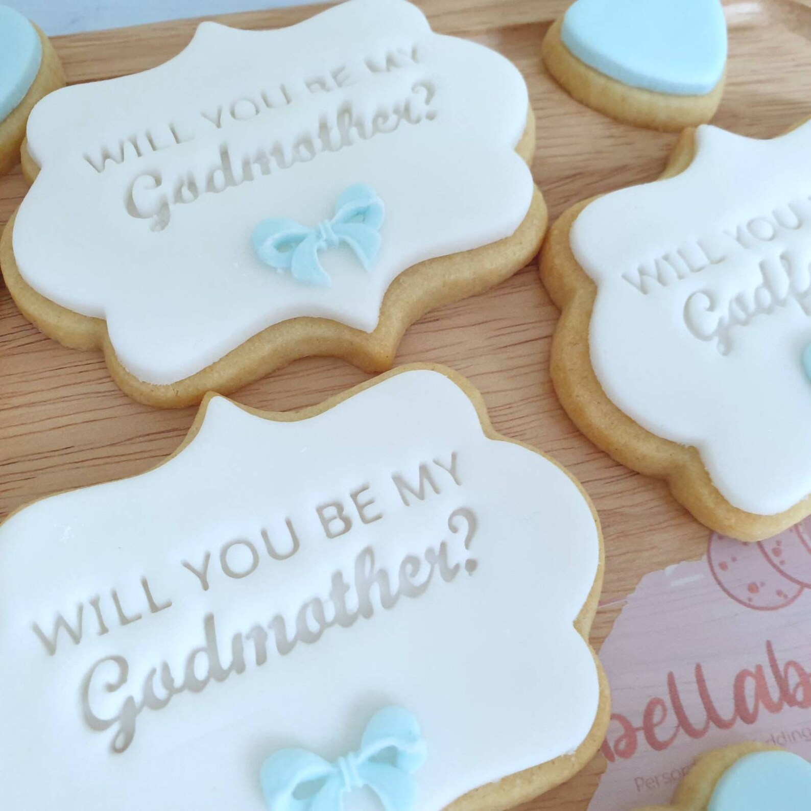 Godparents Proposal Cookie, Will You Be My Godmother Gift, Godfather ...