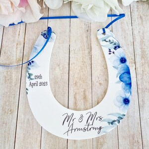 Personalised Wedding Horseshoe, Lucky Wedding Horseshoe, Good Luck ...