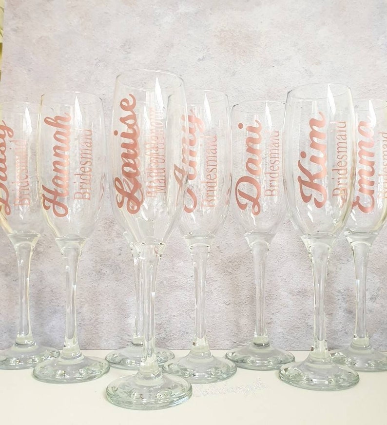 Personalised Champagne Glass Wedding Champagne Flute Etsy Uk