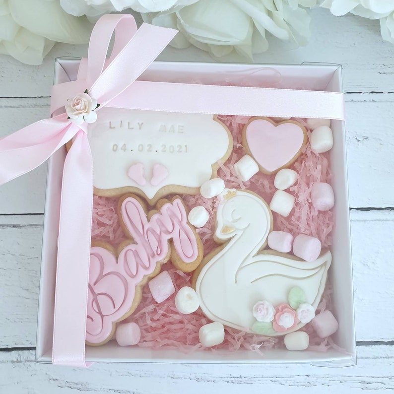 New Baby Cookie Set Baby Girl Personalised Cookies Baby - Etsy