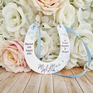 Personalised Wedding Horseshoe, Lucky Wedding Horseshoe, Good Luck ...