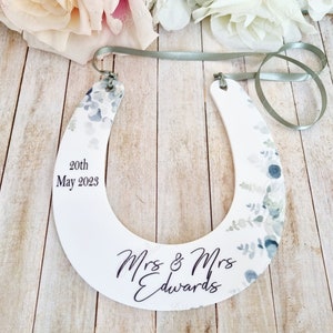 Personalised Wedding Horseshoe, Lucky Wedding Horseshoe, Good Luck ...