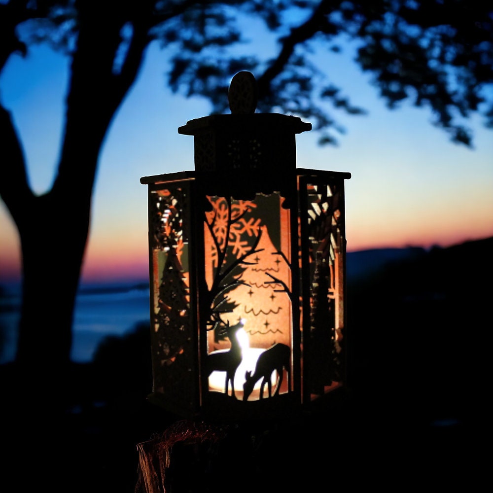 Christmas Lantern - Etsy