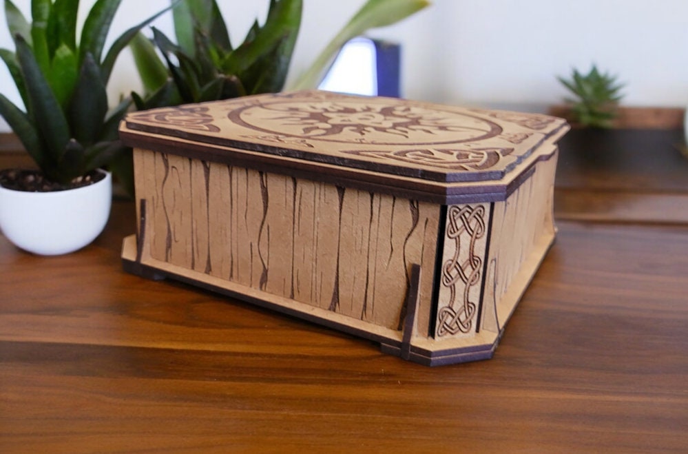 Magic Wooden Storage Box - Etsy
