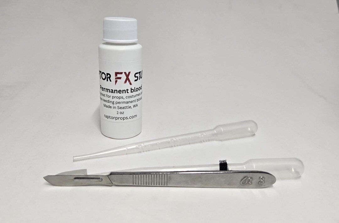 Fake Scalpel Prop Blood Rig - Etsy