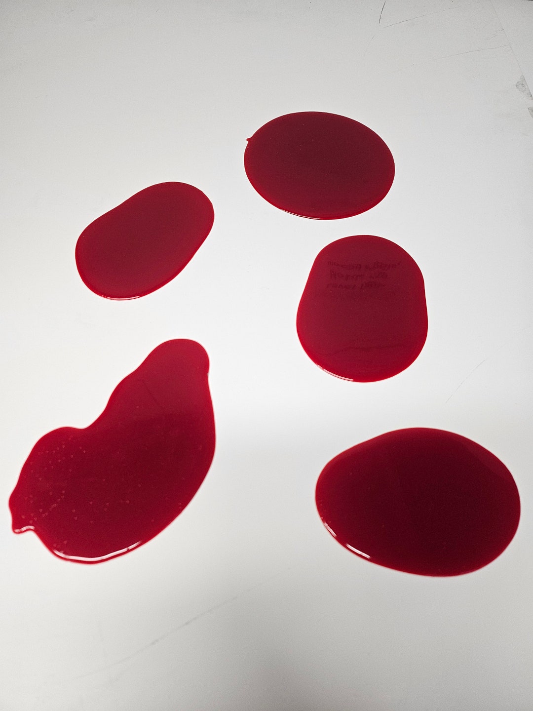 Mini Silicone Blood Pools Pack of 5 Blood Mats for SFX and Film - Etsy
