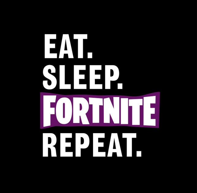 Fornite Eat Sleep Fortnite Repeat Design Png Svg Etsy
