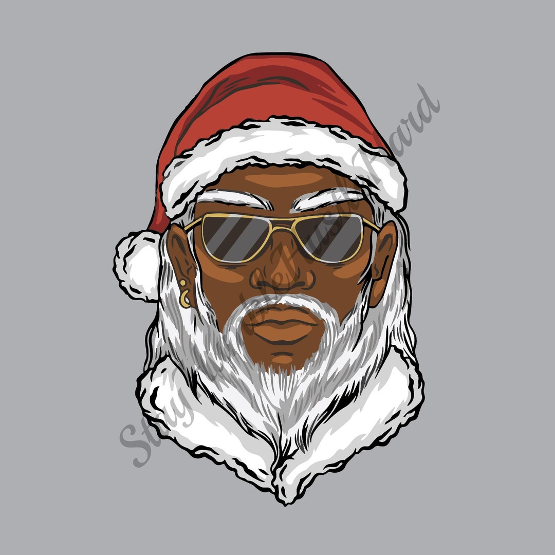 Black Santa Zaddy Design Jpg, PNG, SVG and AI - Etsy