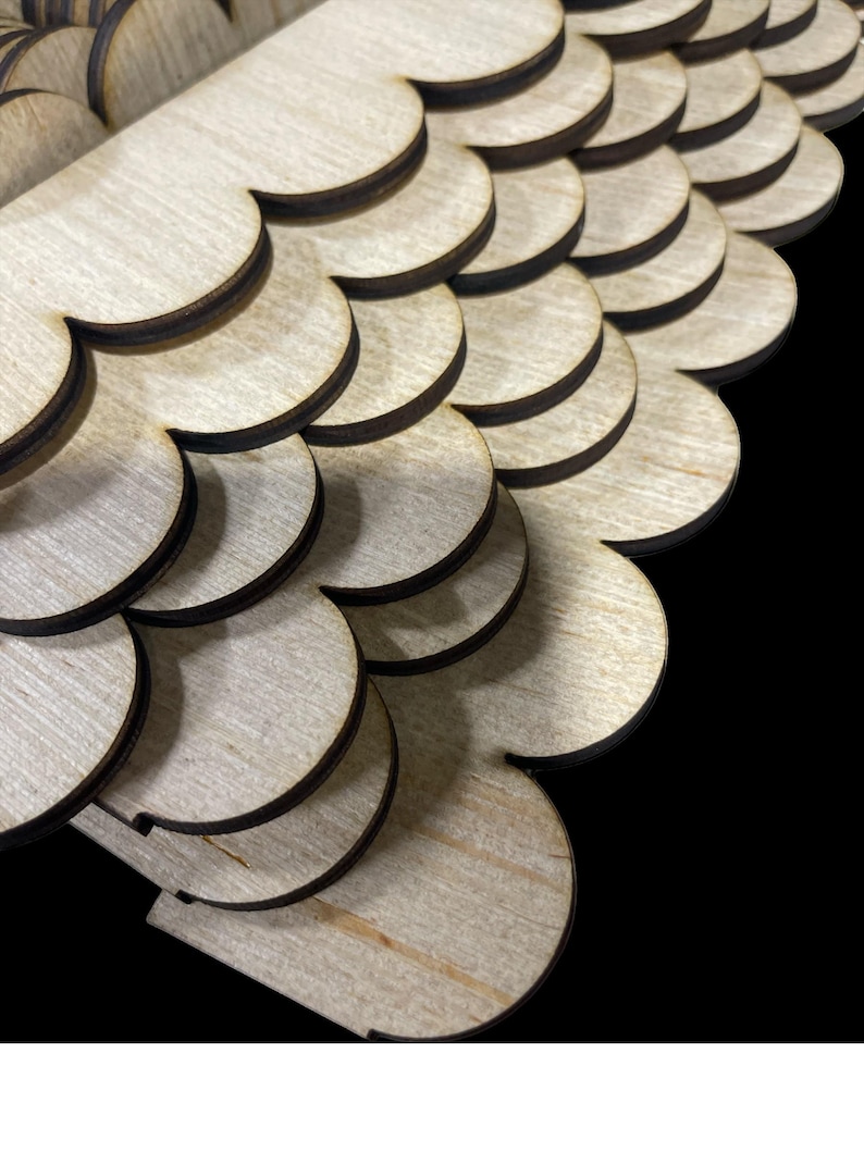 Scalloped Trim Plywood: Classic Shelf Edge Border 6pc Set - Etsy