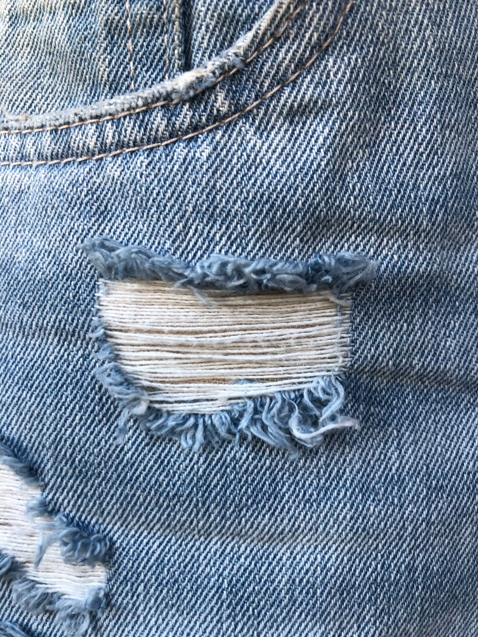 Small Loose Thread Tatter Patch - Etsy