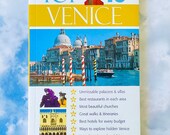 Romantic Travel Guide With Maps to Venice Colorful Vintage - Etsy