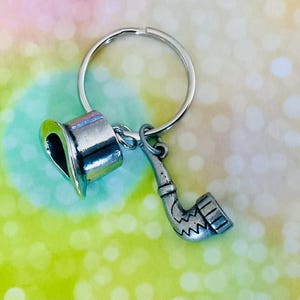 Sherlock Holmes Theme Charm Keychain, Victorian Times Theme Key Chain ...