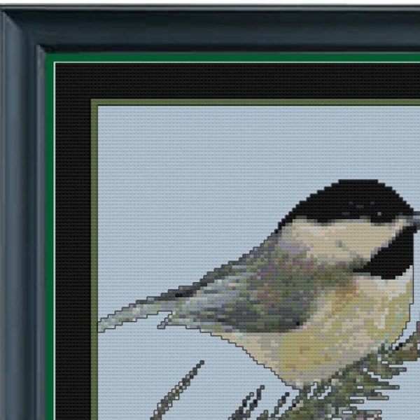 Chickadee Cross Stitch Pattern - Etsy