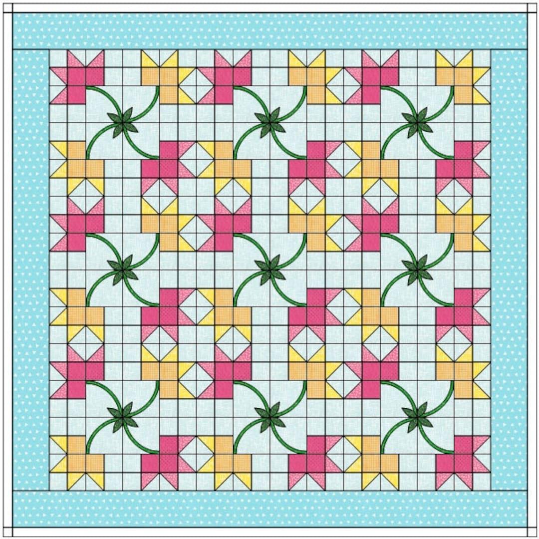 SPRING est dans le motif de courtepointe AIR (piquage traditionnel ...