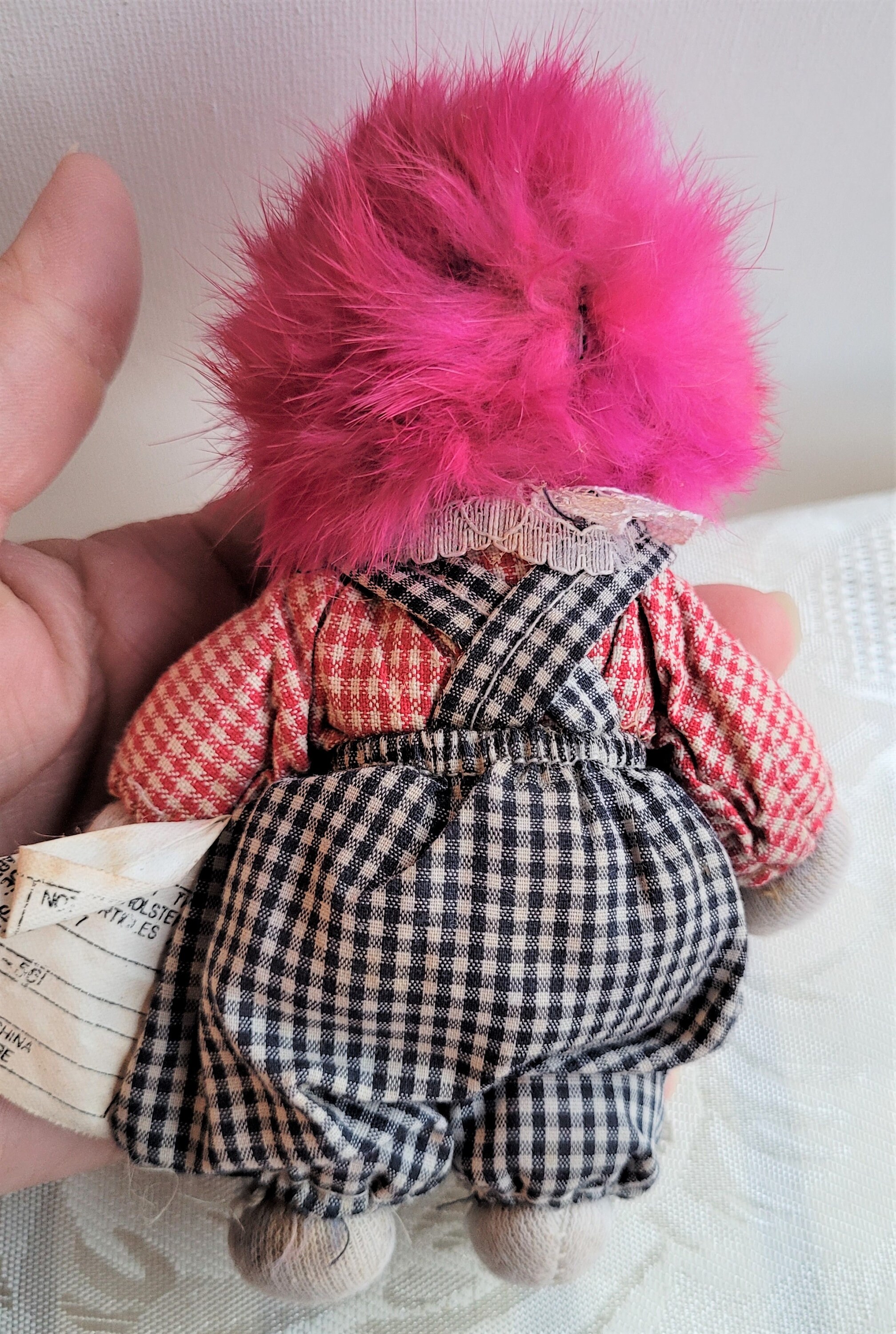 Mini Clowns Pink Red Black Companion Clown Set Miniature - Etsy