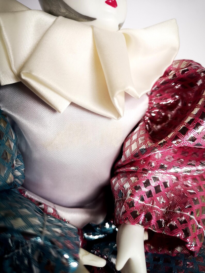 Vintage Wind up Hain Painted Musical Clown, Collectible Rotating ...