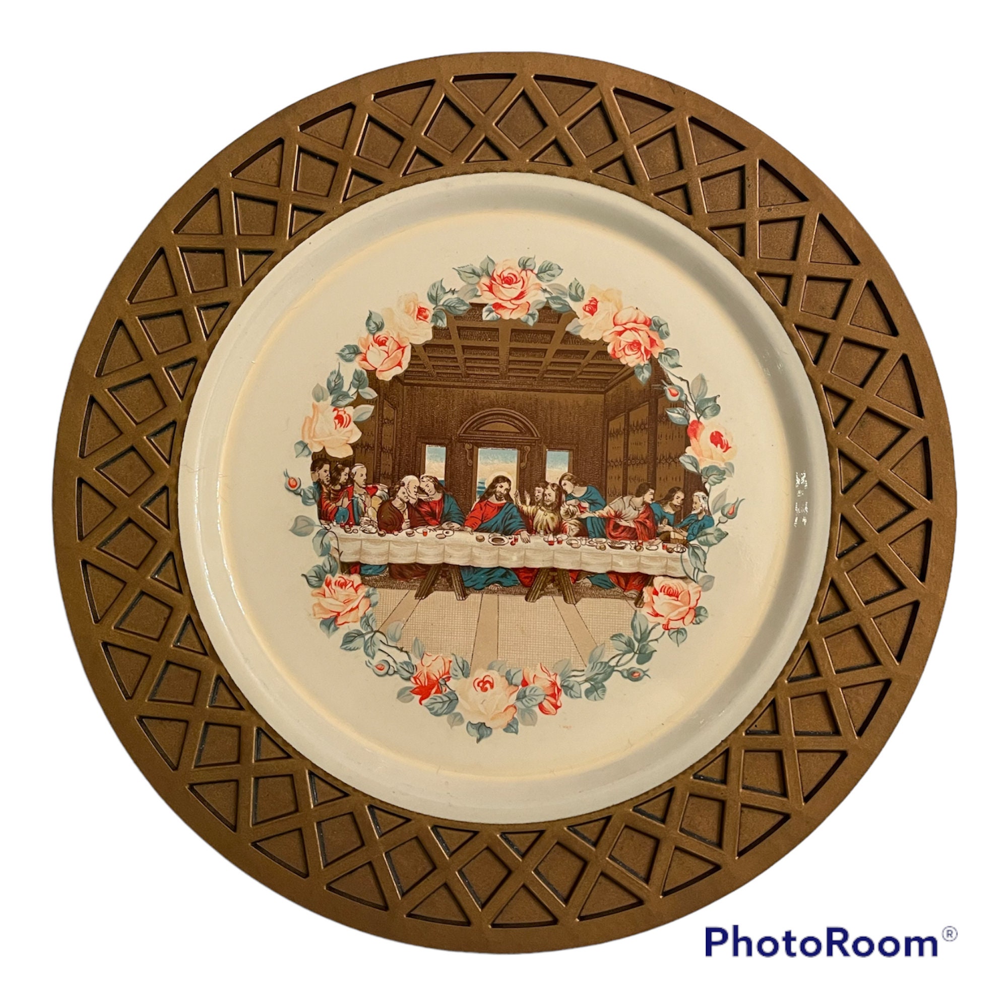 Sanmyro Japan Vintage Last Supper Plate and Lord’s Prayer Plate Made of ...