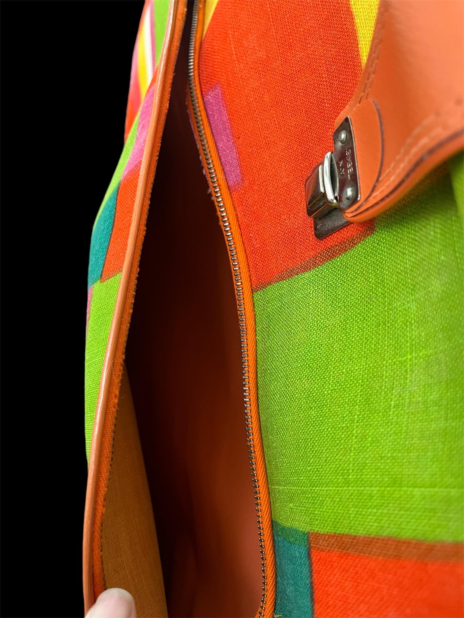 1960s Vintage Suitcase Made in Japan Geometric Design Colorful Laptop ...