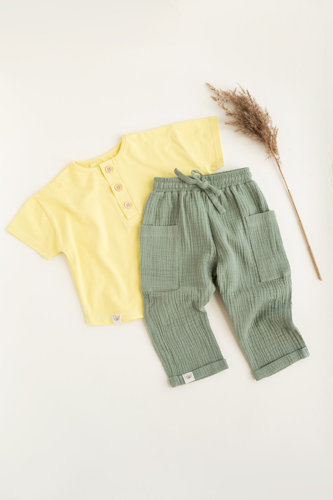 Cotton Baby Neutral Clothing Set - Etsy