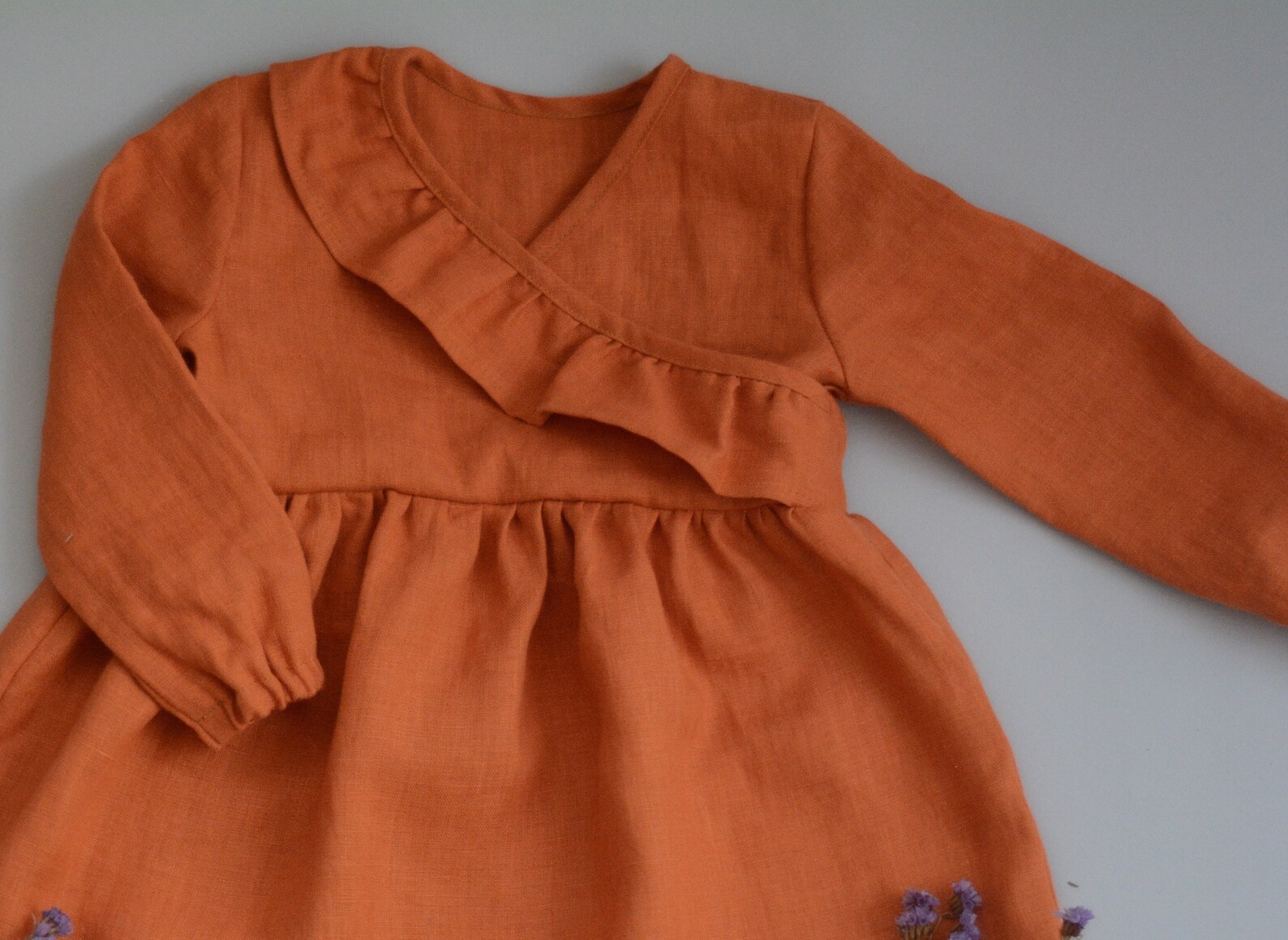 Baby Girl Linen Dress, Girls Linen Clothing, Toddler Girl Linen Outfit ...