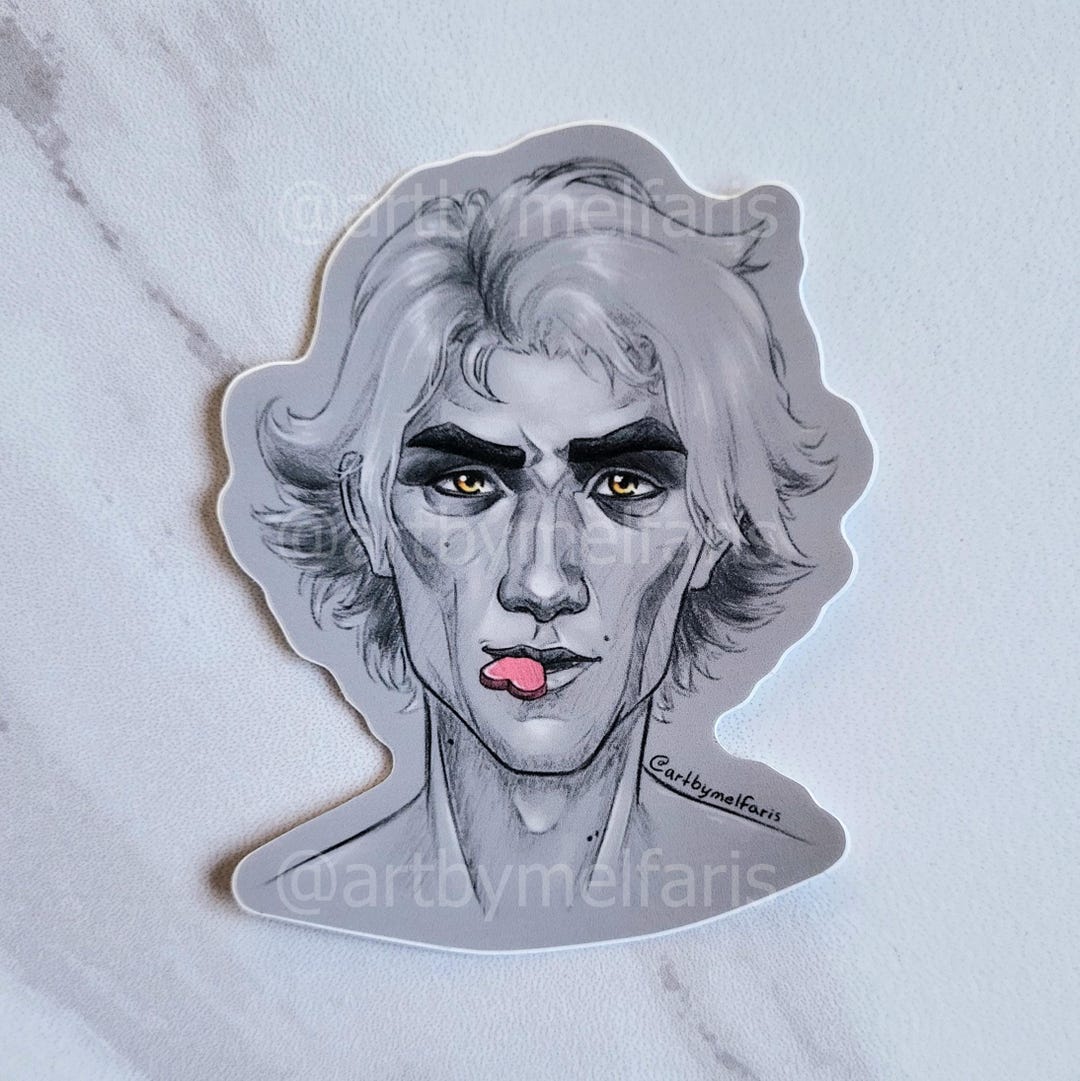 Viktor Valentine Vinyl Sticker, Matte Finish, Arcane - Etsy