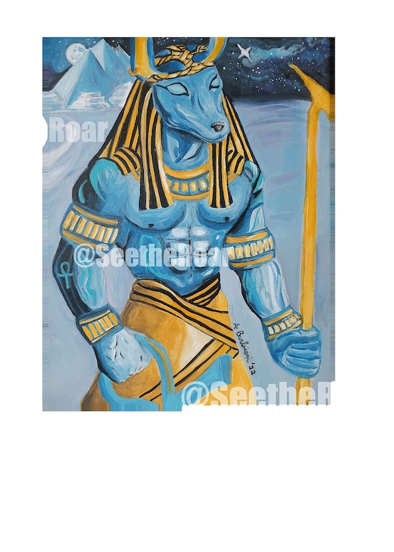 Anubis Art Print - Etsy