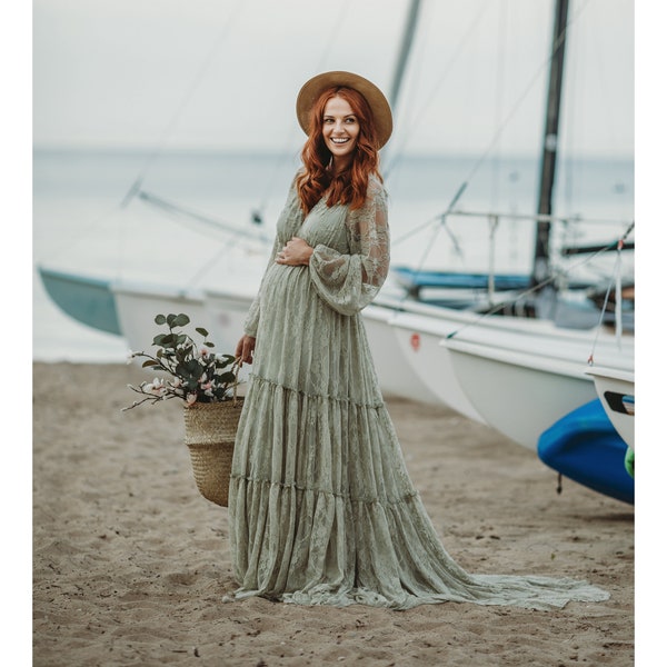 Boho Maternity Dress - Etsy