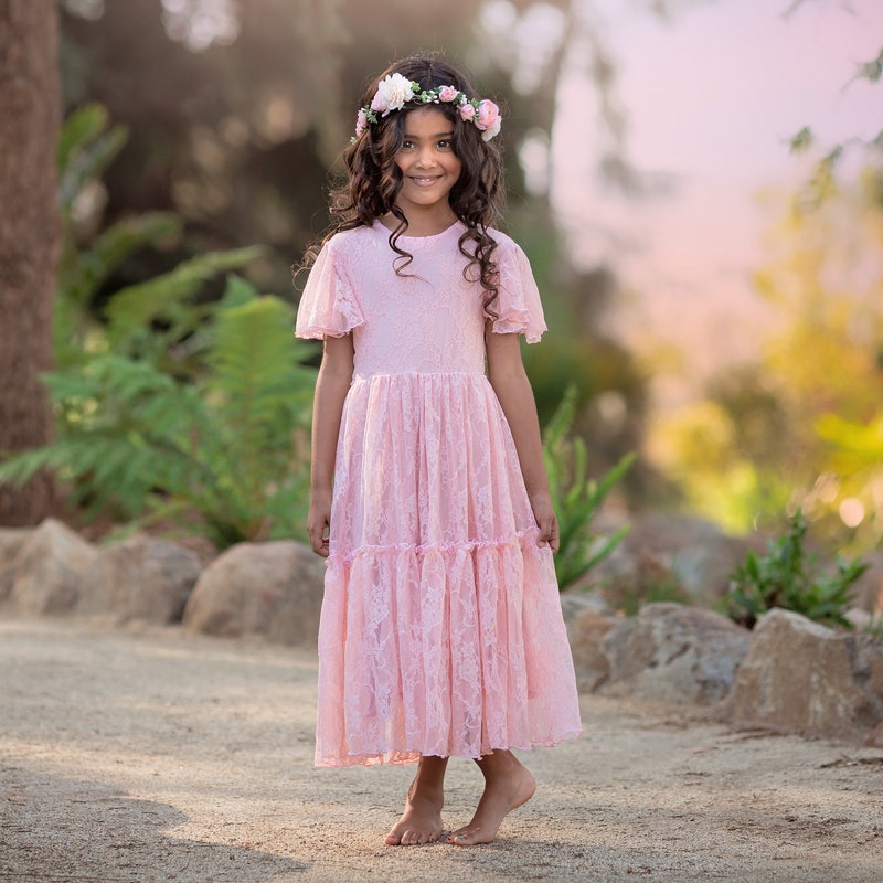 Lace Girl Dress - Etsy