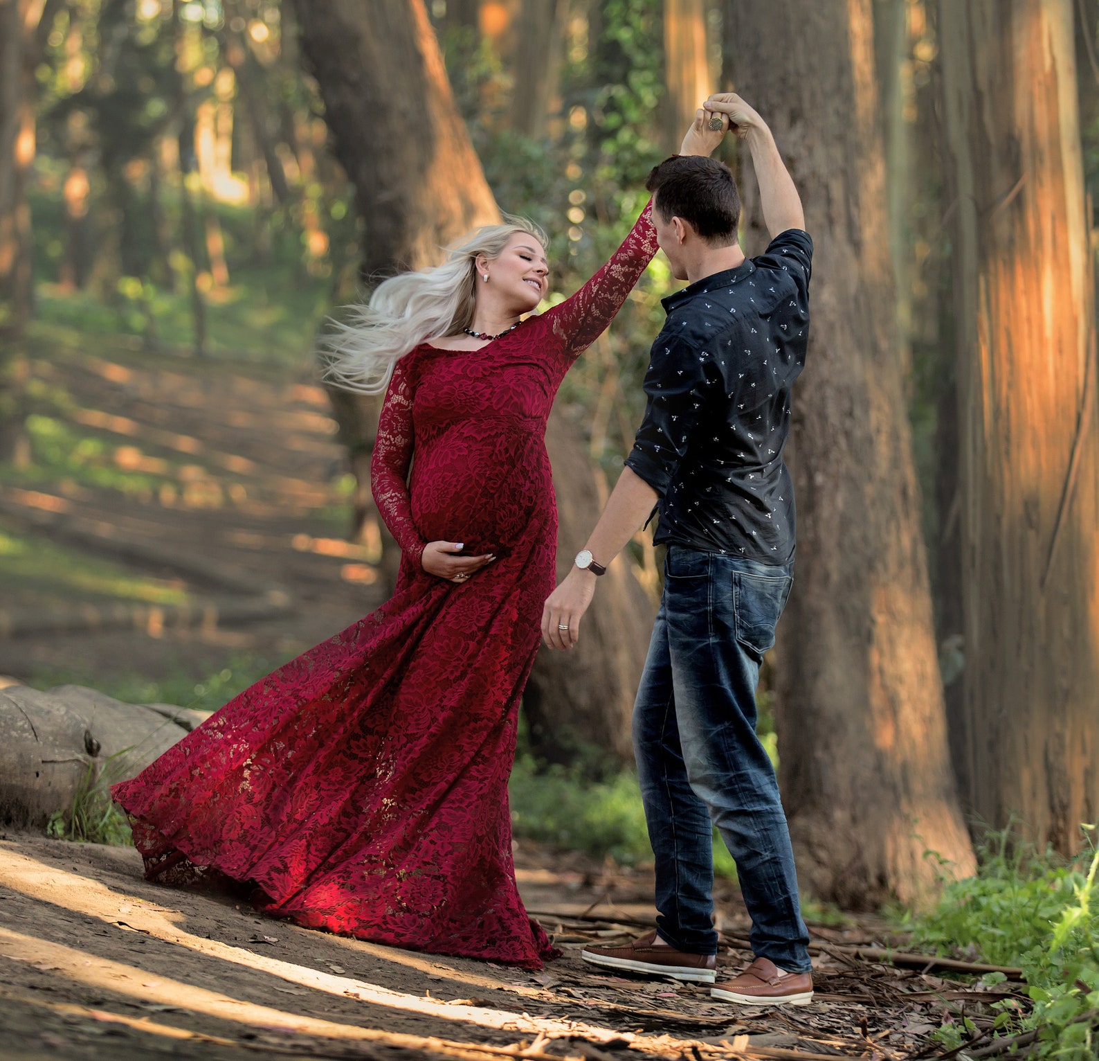 Maternity Dress for Photo Shoot-lace Maternity Gown for Photo | Etsy