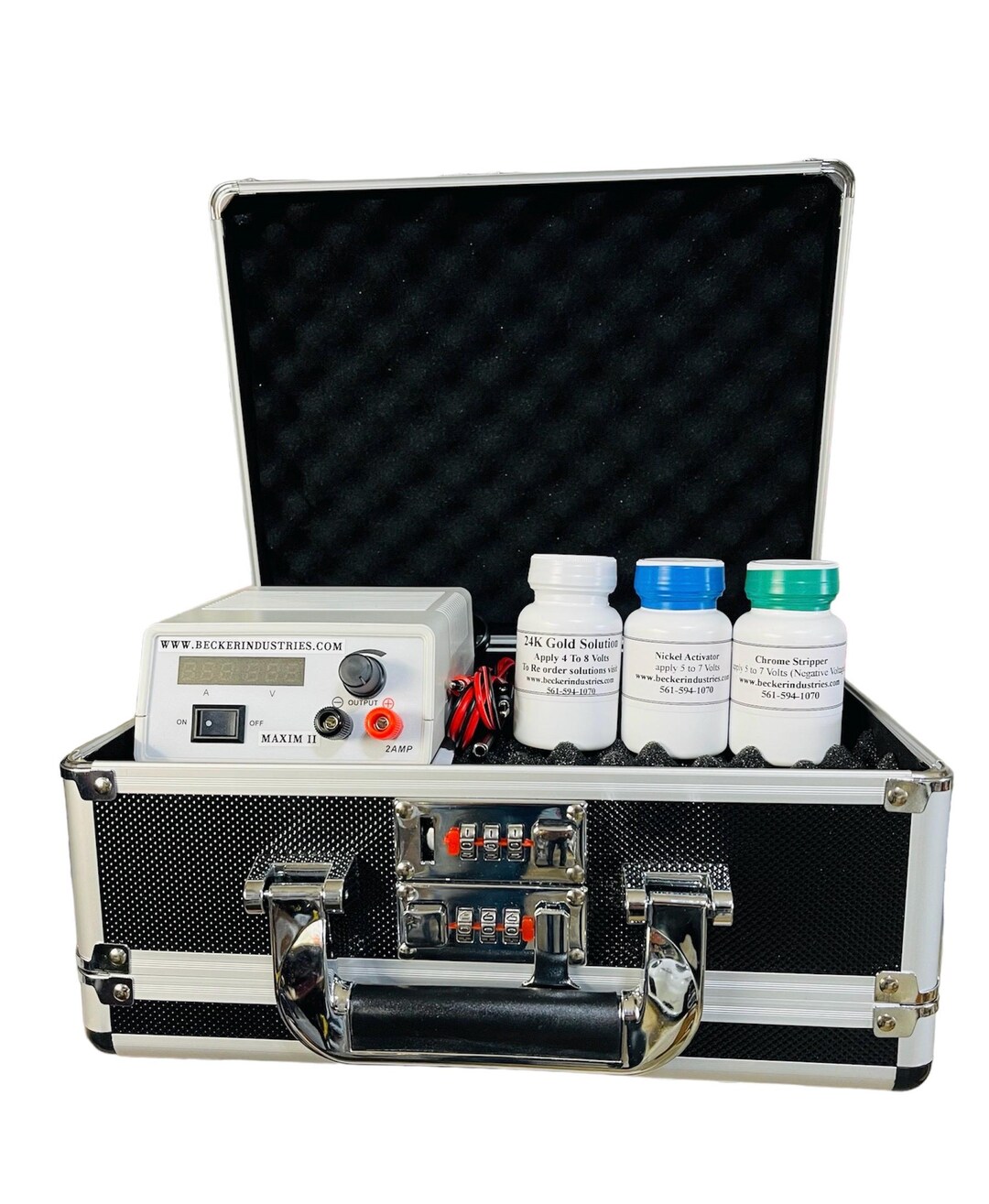 24kt Gold/chrome/silver/rhodium, Gold Plating Kit, Electroplating Kit ...