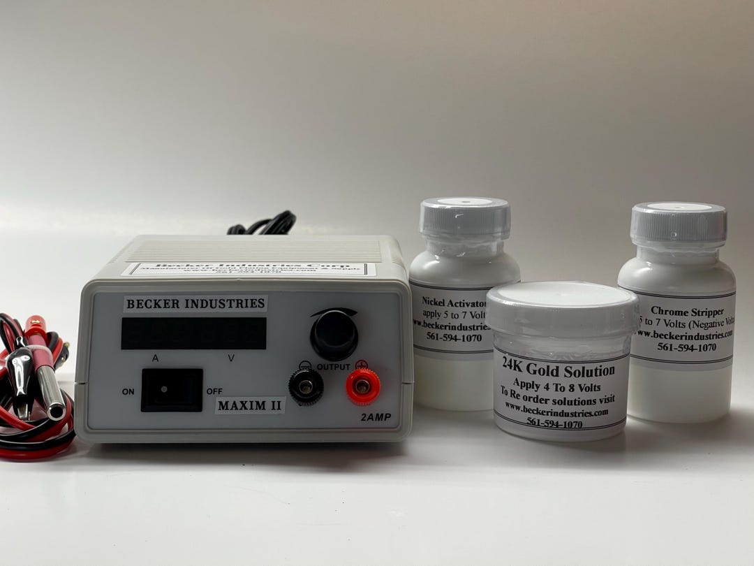 24kt Gold/silver Electroplating Kit, Gold Plating Machine - Etsy