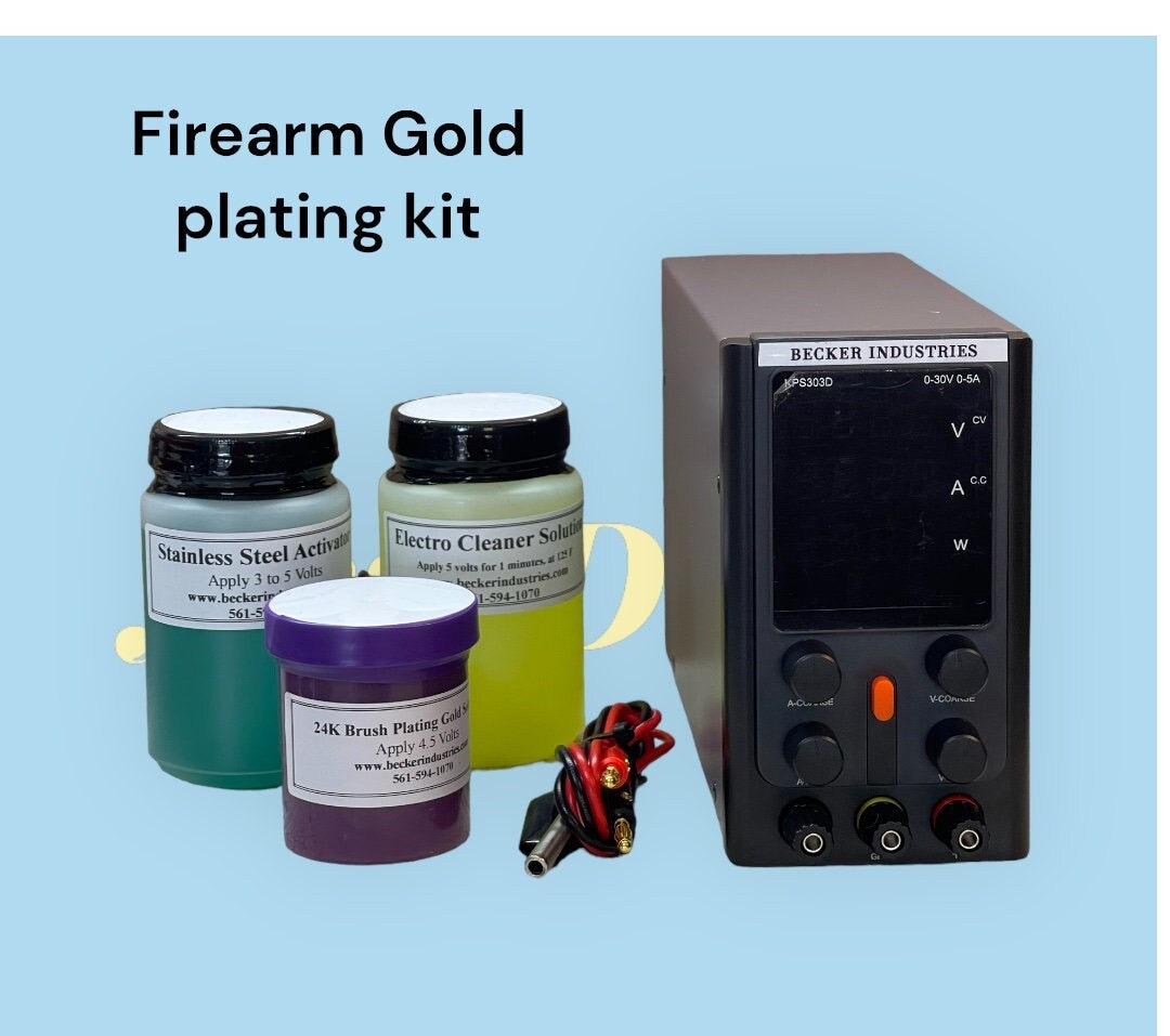 Firearm Gold Plating Kit: 24K Brush Plating Gel - Etsy